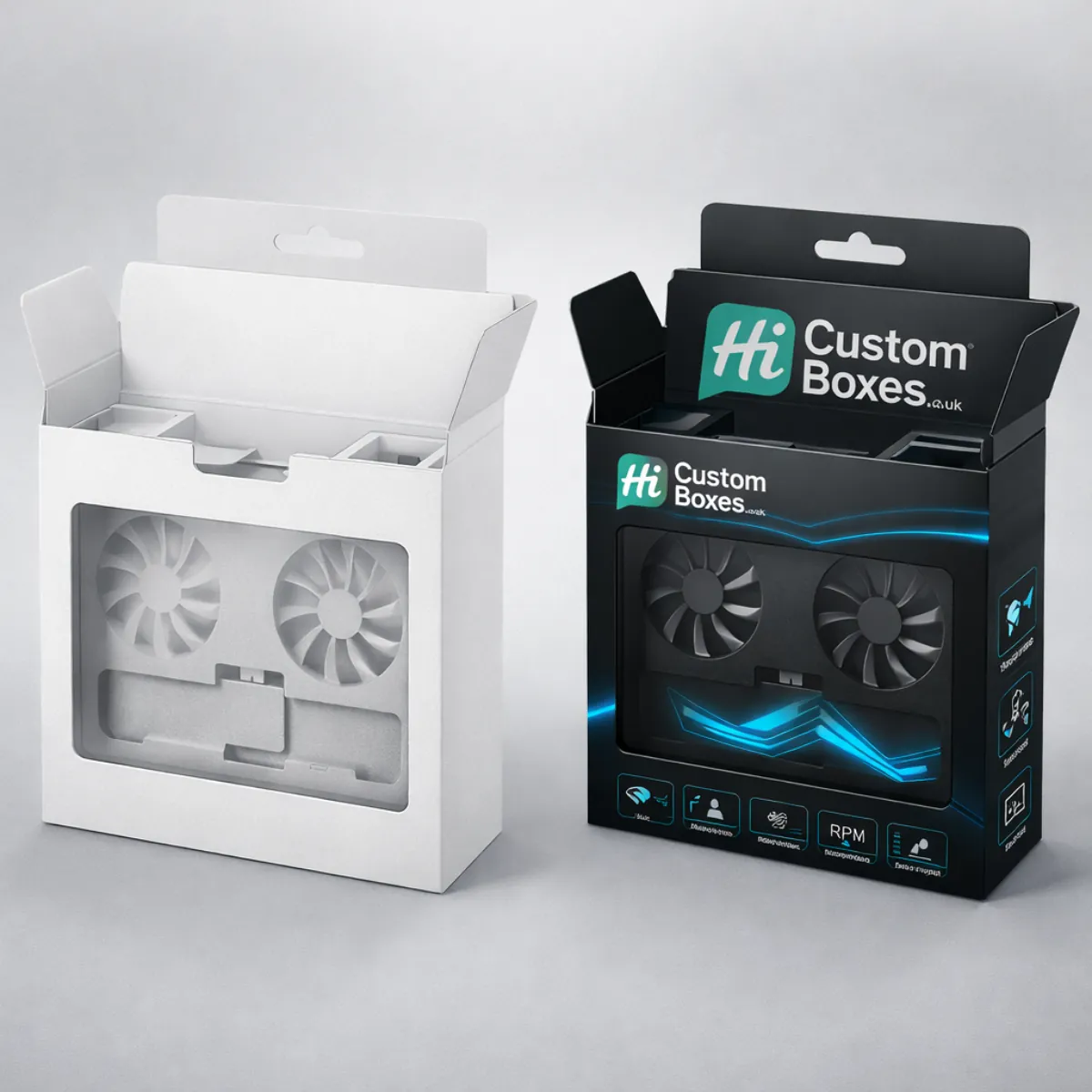 Laptop Cooling Fan Boxes | Eco Friendly Gadgets Packaging
